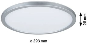 Paulmann 70991 Atria Shine, matně chromové stropní svítidlo s korónou, 16W LED 3000K, průměr 29,3cm