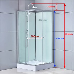 BPS-koupelny Sprchový box  90x90