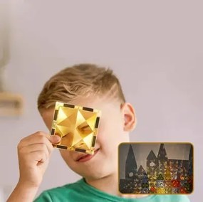 Magnetická stavebnice Dům se zvířátky 3D Diamond / Stavebnice / 116 dí