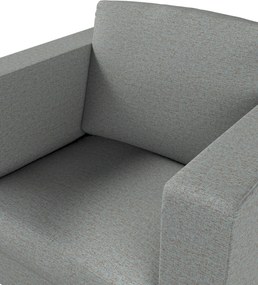 Potah na křesko IKEA Karlanda, krátký barva modrá látka pletený vzor