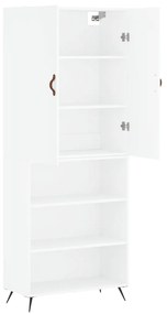 Skříň highboard bílá 69,5 x 34 x 180 cm kompozitní dřevo,  3196043