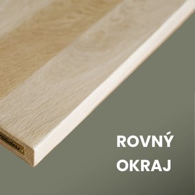 Wuders Konferenční stolek Rollin s masivní dubovou deskou 900 x 500 mm