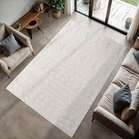 Krémový vnitřní a venkovní koberec 200x290 cm Doha 1652 Cream – Ayyildiz Carpets