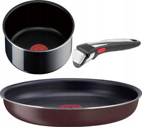 Tefal Ingenio Sada Pánev A Hrnec 26/16 CM Držák Gaz 3 Prvky