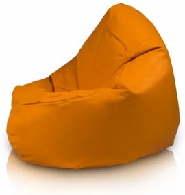 Sedací vak ECOPUF - ZAC - ekokůže E4 - Oranžová