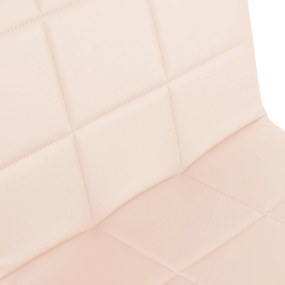 Židle Ricky umělá kůže – krémová