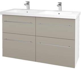 Dřevojas Koupelnová skříň BIG INN SZZ4 125 Varianta: N08 Cosmo / Úchytka T03 / N08 Cosmo