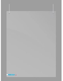 Závěsná plexi stěna 100 x 65 cm, čirá