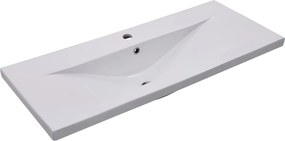 Zabudované umyvadlo 101 x 39,5 x 18,5 cm keramika bílé 145064