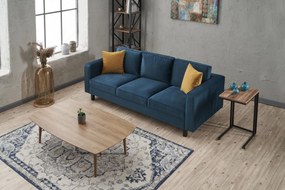 Hanah Home Třímístná pohovka KALE olejově zelená 222 cm 825BLC2728