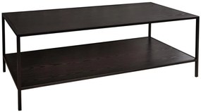 DNYMARIANNE -25% Moebel Living Černý jasanový konferenční stolek Tobi 120 x 60 cm