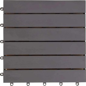 vidaXL Terasové dlaždice 10 ks 30 x 30 cm masivní akáciové dřevo [46586] Barva: Hnědá