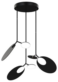 Stropní svítidlo v organickém designu Ballon 3 Dekor: Černá / Černá, Stmívání: Stmívatelné Casambi, Výška: 1130 mm