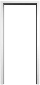 Zárubeň NORMAL pro celoskleněné dveře - CPL LAMINÁT - Bílá perla Průchozí šířka (cm): 110, Průchozí výška (cm): 197