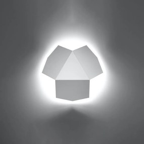 Sollux Lighting Nástěnná lampa TRE bílá