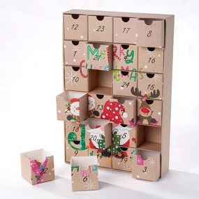 Adventní kalendář s šuplíčky PAPER skřítek