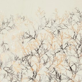 ZATEMŇOVACÍ ZÁVĚS NA KROUŽCÍCH TORI 140X250 CM VZOROVANÁ