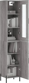 Skříň highboard šedá sonoma 34,5 x 34 x 180 cm kompozitní dřevo 3199183