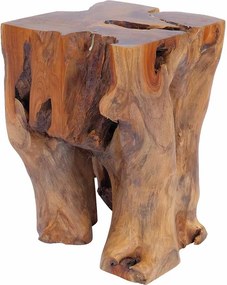 Stolička masivní teak 243469