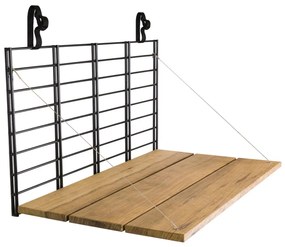 Závěsný balkonový stolek BalkonBar Provedení držáku: černá