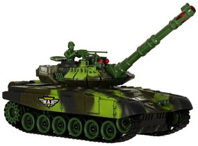 Creative Corner RC válečný tank 9993 2,4 GHz lesní kamufláž