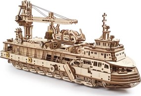 Hračka Ugears 3D dřevěné mechanické puzzle Výzkumná loď [6950378]