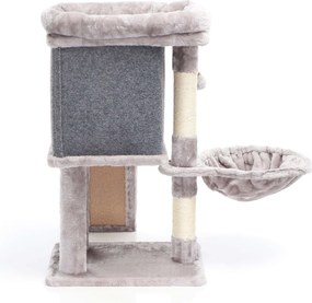 Škrabadlo pro kočky fudajo – 71,5 cm, šedá (64235)