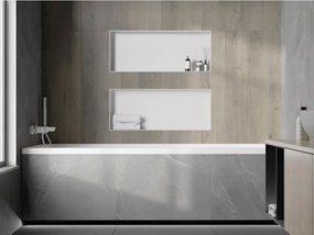 Mexen X-Wall-NR nástěnná přihrádka bez límce 75 x 30 cm, bílá - 1921753010