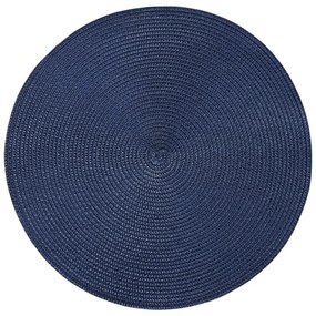 AMBIENTE Prostírání kulaté 38 cm - tm. modrá