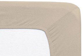 Florella Prostěradlo Avance Jersey 45 Beige, 90-100x200 cm