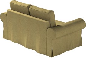 Potah na pohovku IKEA Backabro 2-místná, rozkládací barva zelená látka pletený vzor