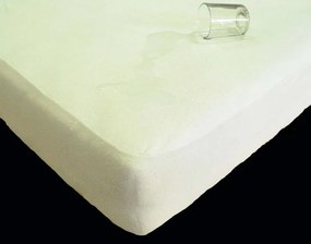 Polášek Nepropustné napínací jersey prostěradlo bílé 90/200 cm