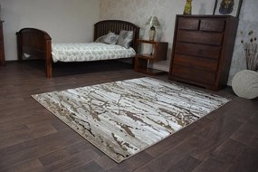 Kusový koberec VOGUE 556 tmavě béžový / hnědý