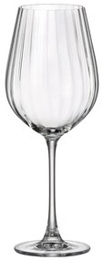 Bohemia Crystal Sklenice červené víno Columba Optic 650ml (set po 6ks)