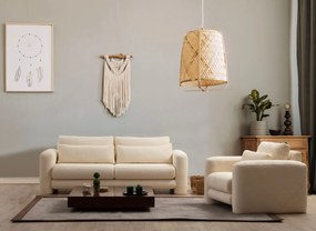 Atelier del Sofa Křeslo Lily Beige - Wing, Béžová