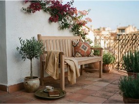 Dřevěná zahradní lavice v přírodní barvě Solo – Garden Pleasure