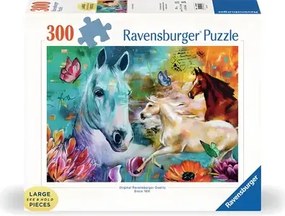 RAVENSBURGER Puzzle Lady, Fate a Fury / 300 dílků / 70 × 50 cm