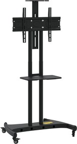 vidaXL TV stojan na kolečkách 32"–70" Max VESA 600 x 400 mm 60 kg [379578]