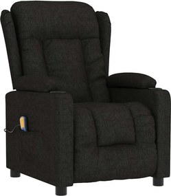 Masážní křeslo černé textil 339060