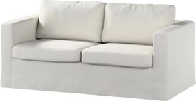 Potah na pohovku IKEA Karlstad 2-místná , nerozkládací, dlouhý barva šedá látka pletený vzor