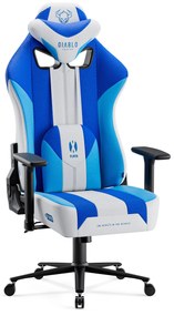 Látková herní židle X-Player 2.0.Normal size: frost white / bílá