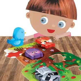 HEADU EN: Montessori Moje první puzzle - Les / od 2 let