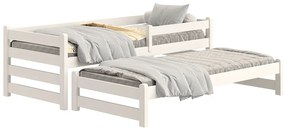 Dětské postel Alis DPV 001 80x200 výsuvná - bílá