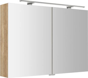Sapho Sapho, RIWA galerka s LED osvětlením, 101x70x17cm, dub Alabama, RIW100-0022