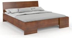 Dřevěná postel HESSLER High & LONG, delší o 20cm, buk (Rozměr: 120x220 cm, Barva: Ořech)