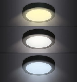 LED mini panel CCT, přisazený, 18W, 1530lm