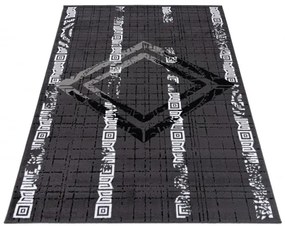 Moderní kusový koberec ATENA FM35A tmavě šedý Rozměr: 120x170 cm