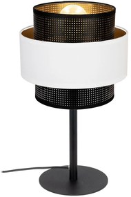 Belis | Stolní lampa NESS 1xE27/60W/230V černá/bílá | BE0860