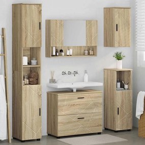Sada koupelnového nábytku 5 ks Sonoma dub 35 x 30 x 192 cm 3393065