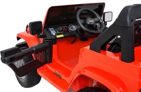 Elektrické autíčko Jeep Wrangler Rubicon LIFT oranžové